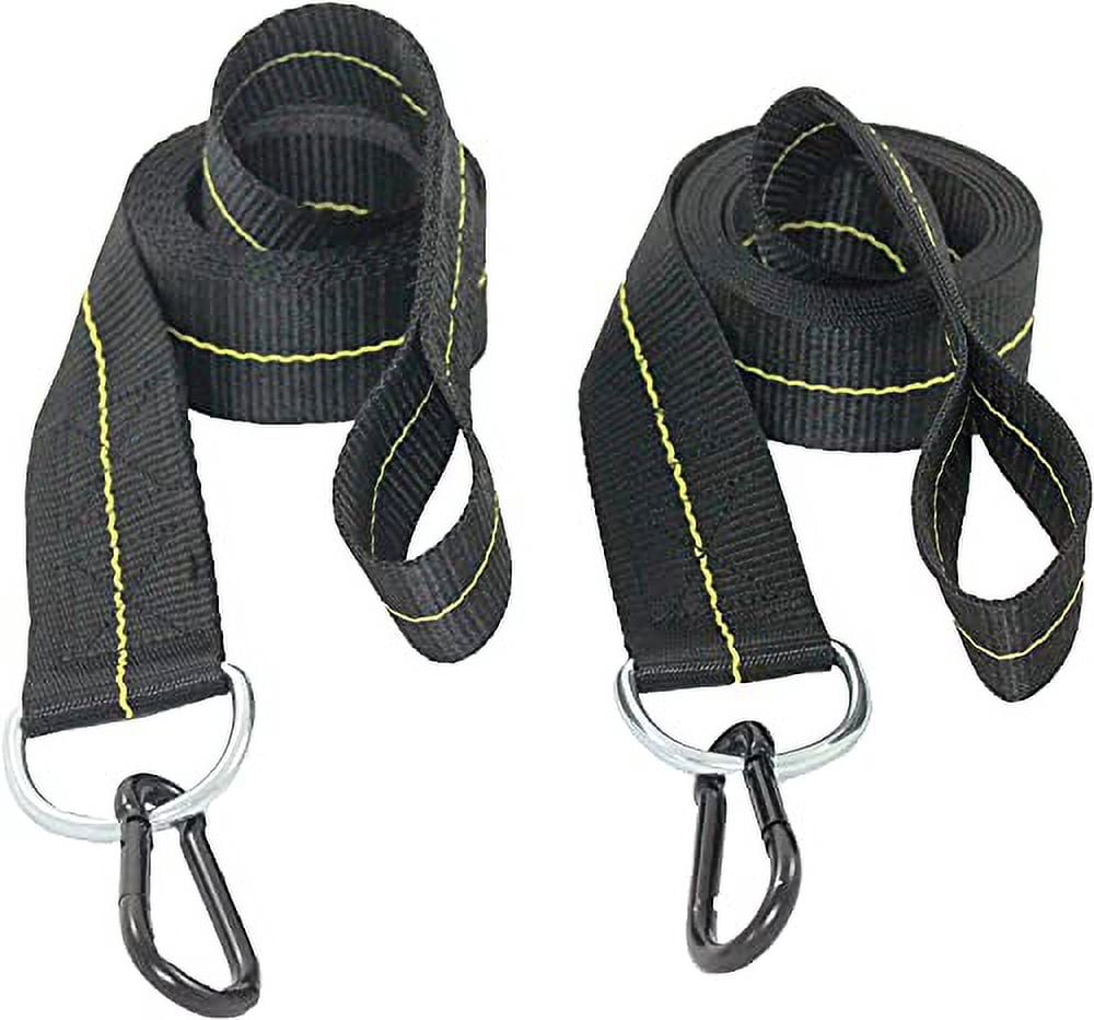 Hammock Straps - Set of 2 Hammock Tree Straps with Heavy Duty Carabiner ...