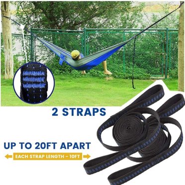 Hammock Bliss Deluxe Cinching Tree Straps - Walmart.com