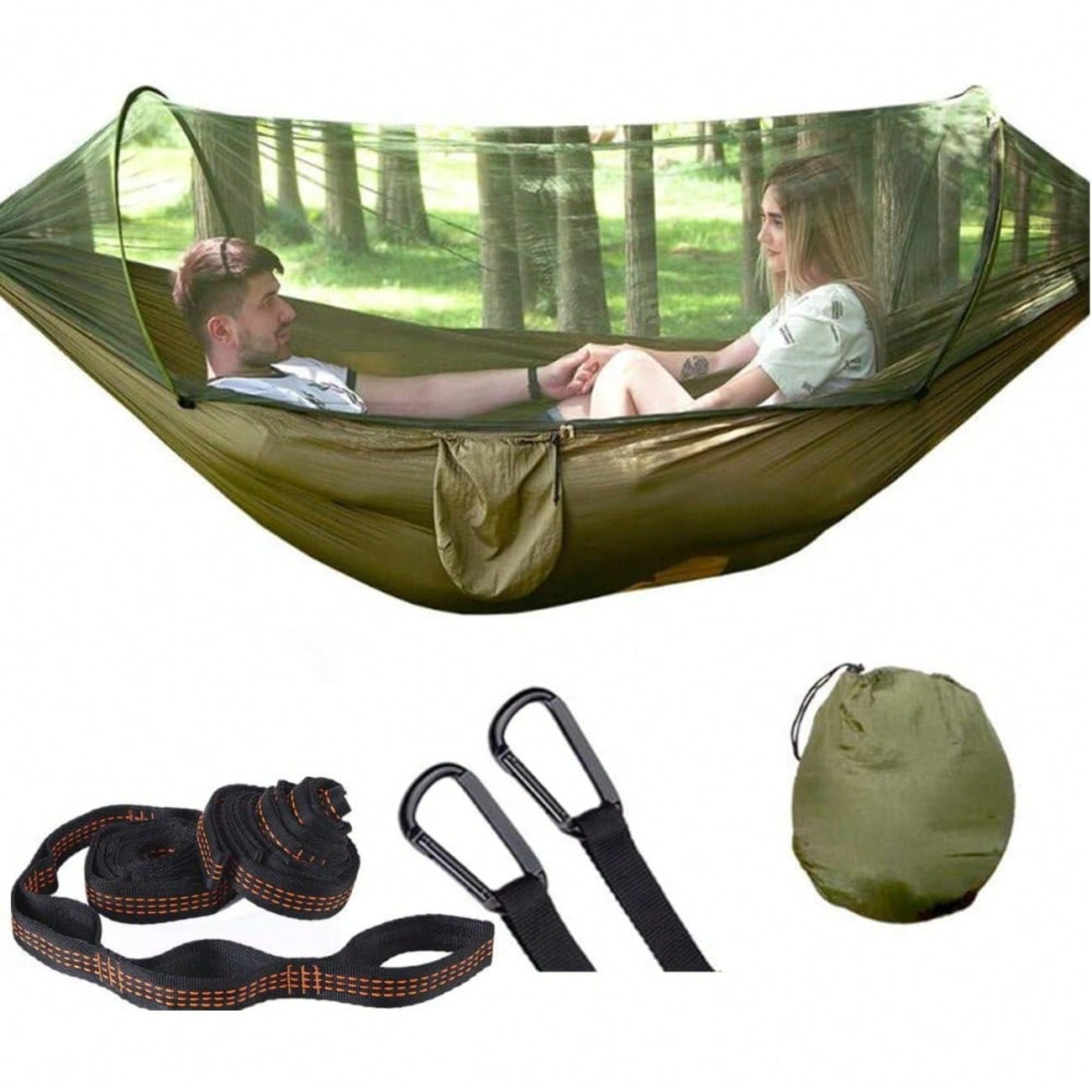 Hammocks For Outside With Mosquito Net,Camping Hammock Lightweight ...