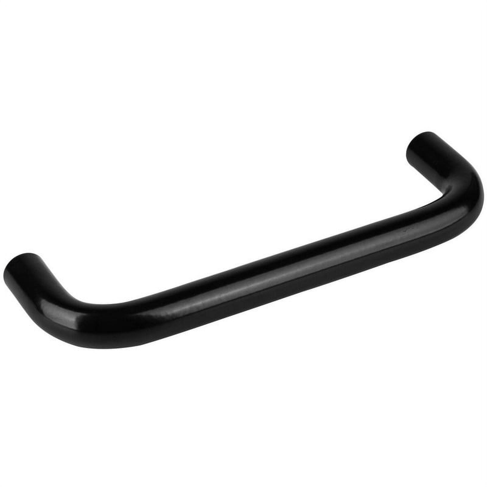 Hammond 1427C1BK 4" Black Powder Coated Steel Cabinet Handle - Walmart.com