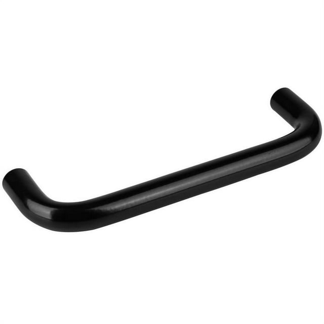 Hammond 1427C1BK 4" Black Powder Coated Steel Cabinet Handle - Walmart.com