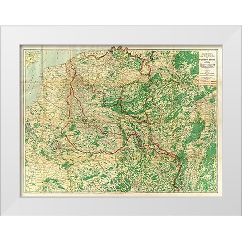 Hammond, C.S. 14x12 White Modern Wood Framed Museum Art Print Titled ...