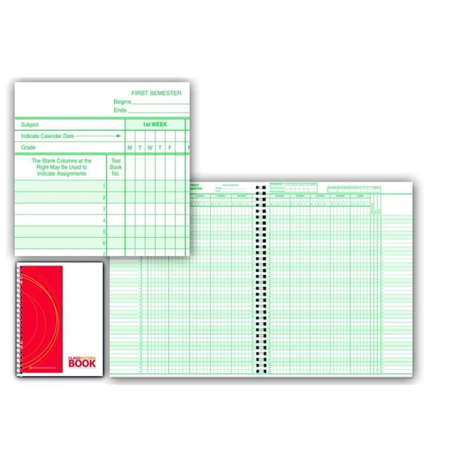 Hammond & Stephens 1473654 8.5 x 11 in. 0629 P Class Record Book ...