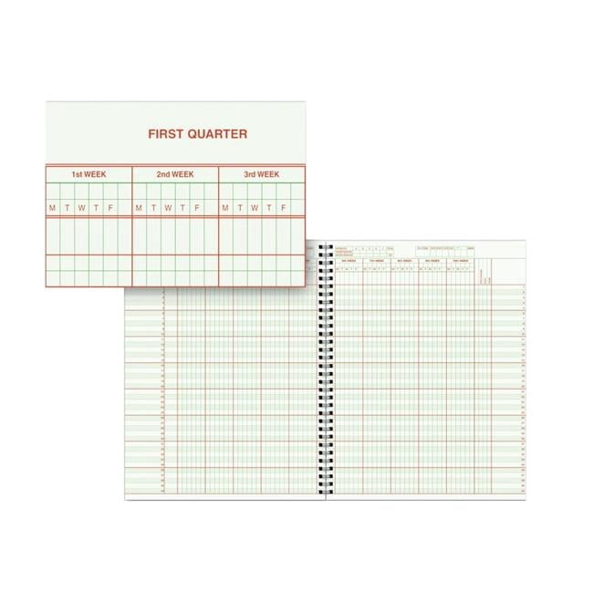 Hammond & Stephens 0633 H Class Record Book - Red - 8.5 x 11 in ...