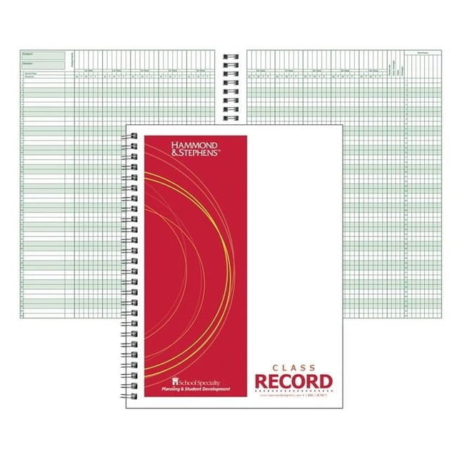 Hammond & Stephens 1481866 Class Record Book - PolyIce Cover, 8.5 x 11 ...