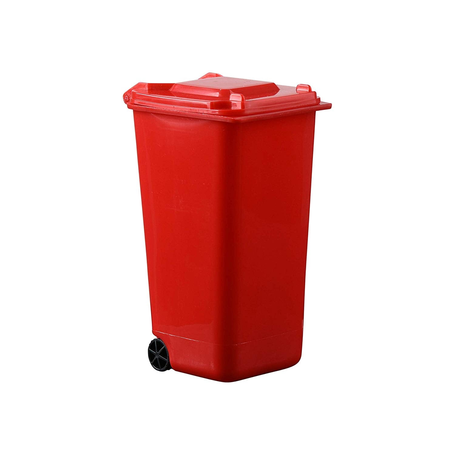 Hammont Play Set 4" x 3" x 6" Indoor Plastic Garbage Cans, Red, 12 Pack ...