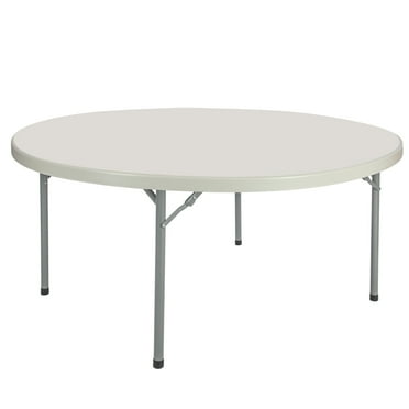 Free Shipping! Magshion 5.5FT Round Folding Table, Heavy Duty Plastic ...