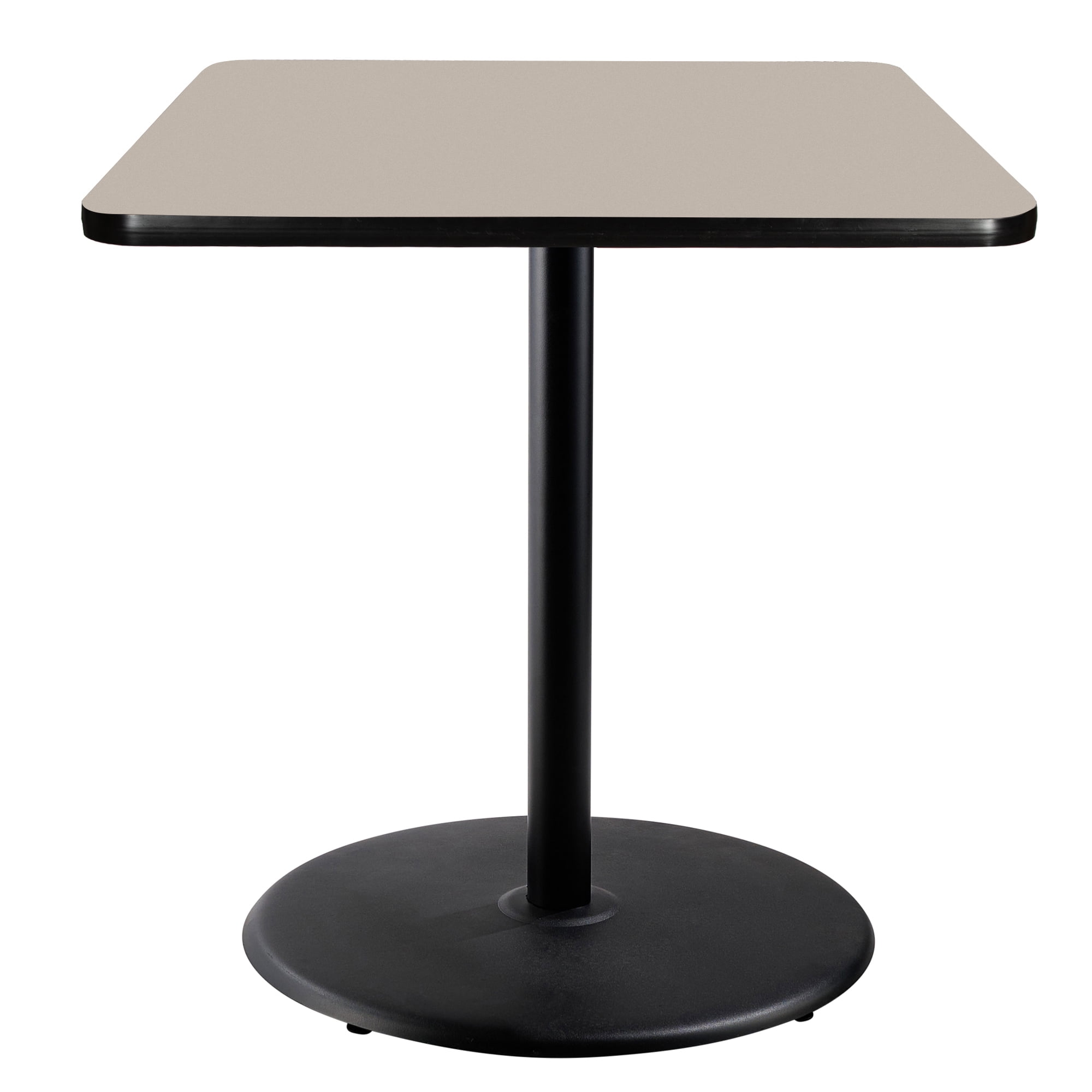 Hampden Furnishings Bennet Collection Steel Frame 36" Square Top, Round ...
