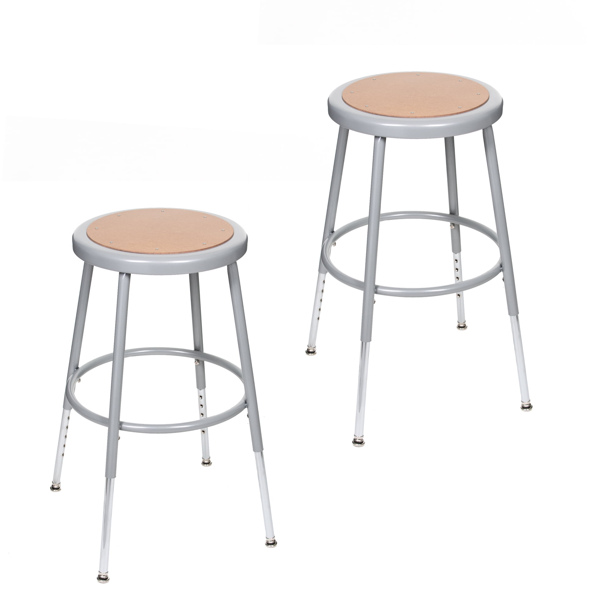 Hampden Furnishings Flynn Adjustable Stool 19-27 Inch Masonite Steel ...