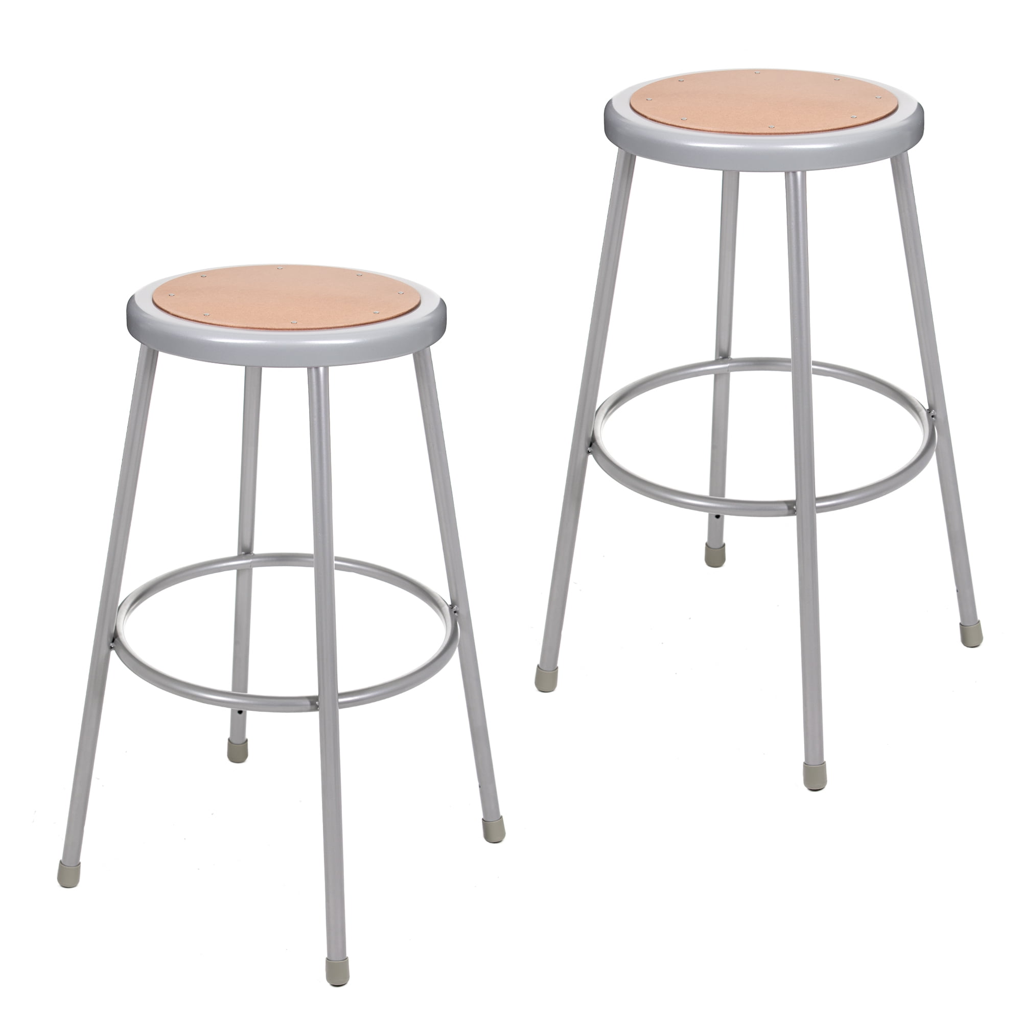 Hampden Furnishings Flynn Collection 30" Masonite/Steel Stool, Grey ...