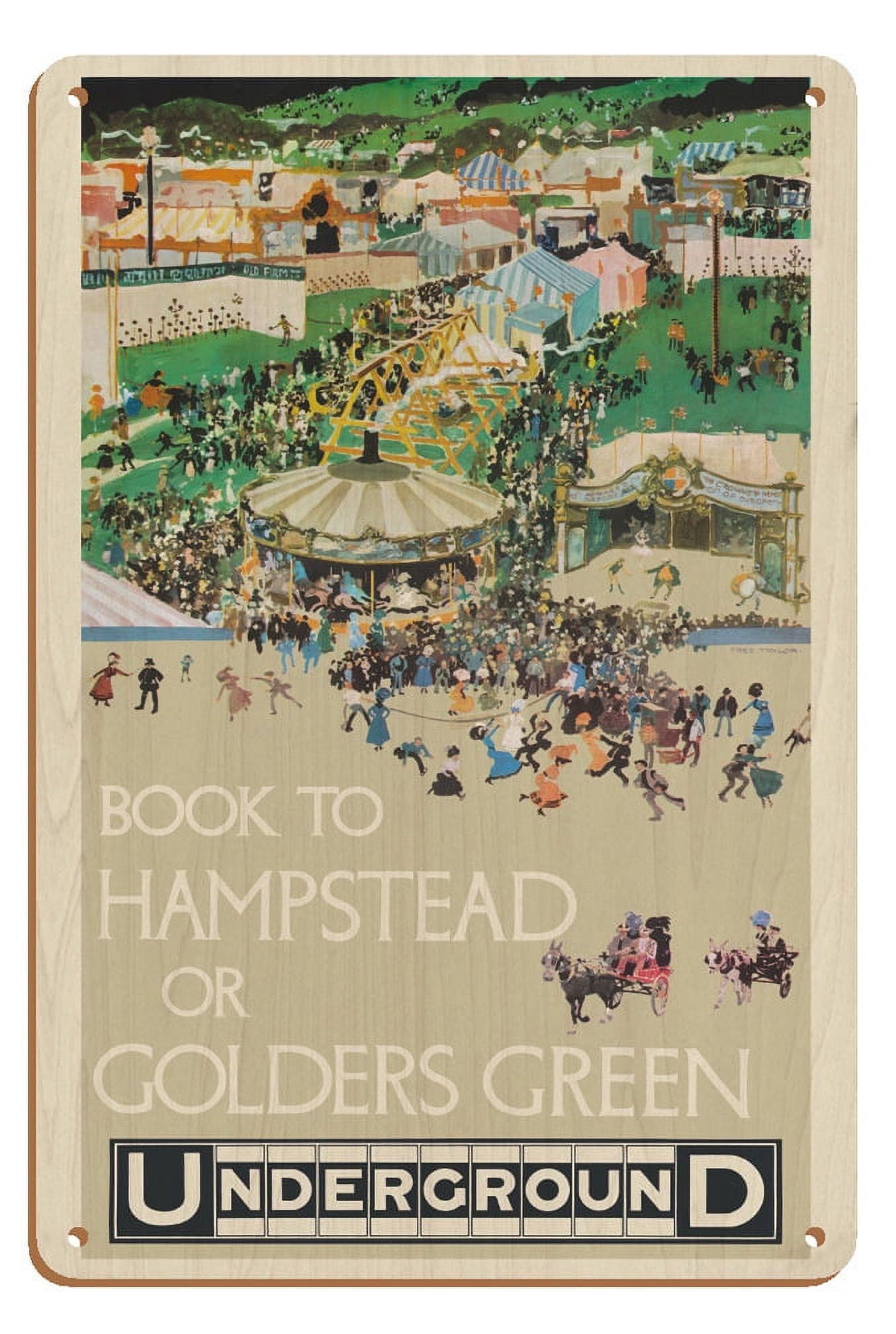 To Hampstead or Golders Green England - London Underground (The Tube ...