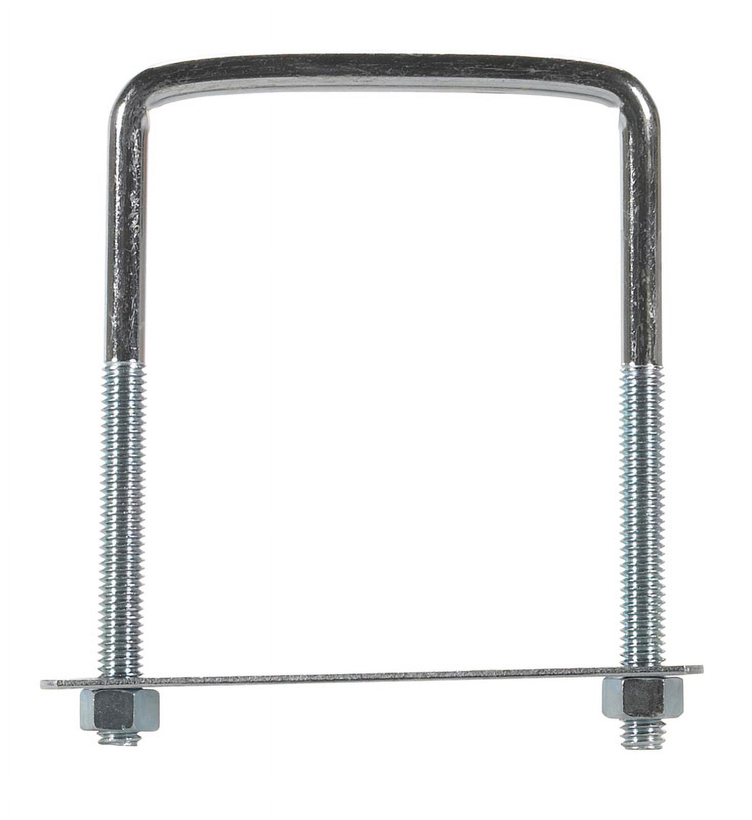 Hampton 02-3453-623 Lumber Size Square Bend U-Bolt 3/8"X3.7"X5" - Steel ...
