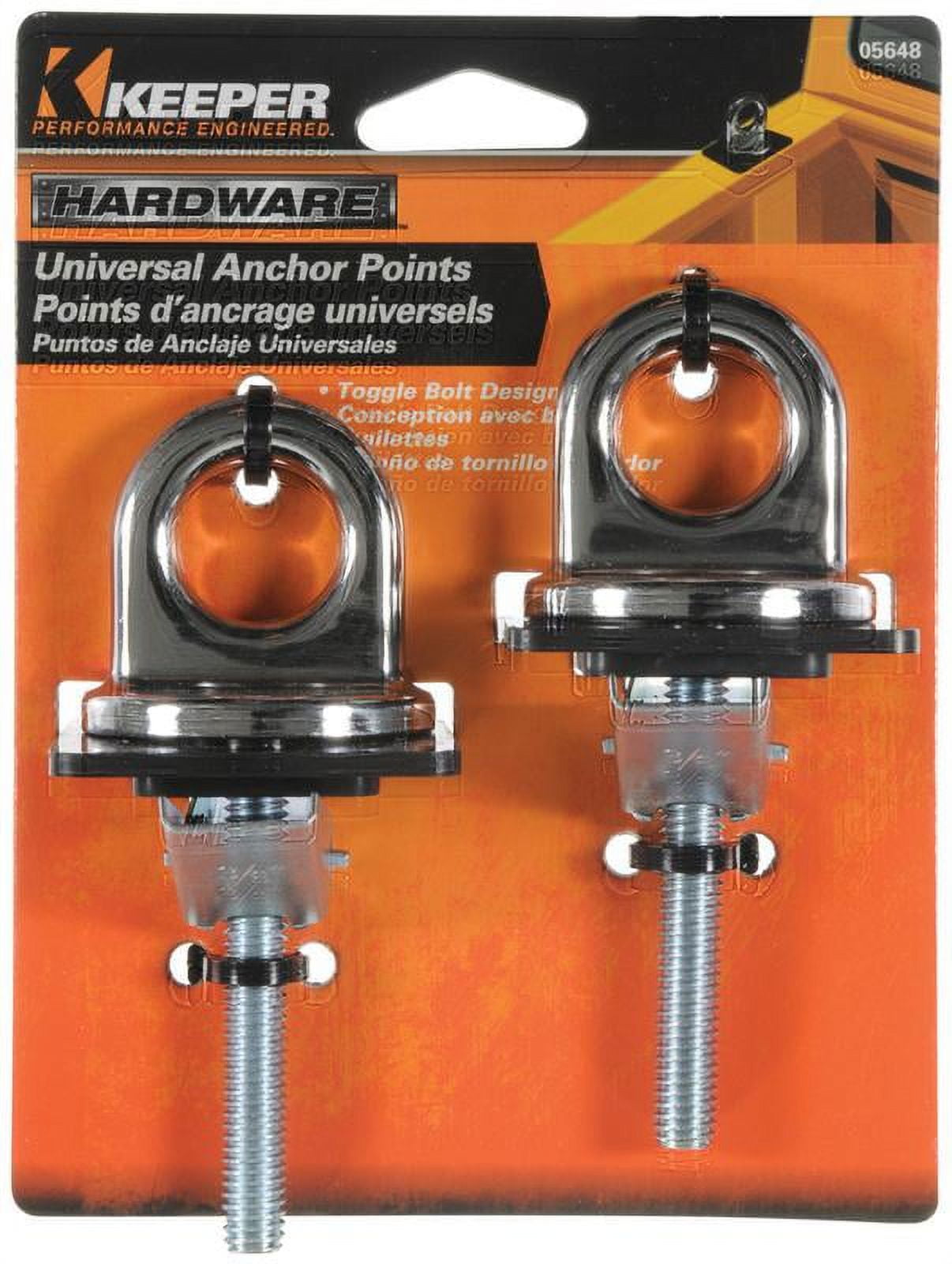 Hampton 05648/05649 Premium Universal Anchor Point, Steel, Chrome Plated - Walmart.com