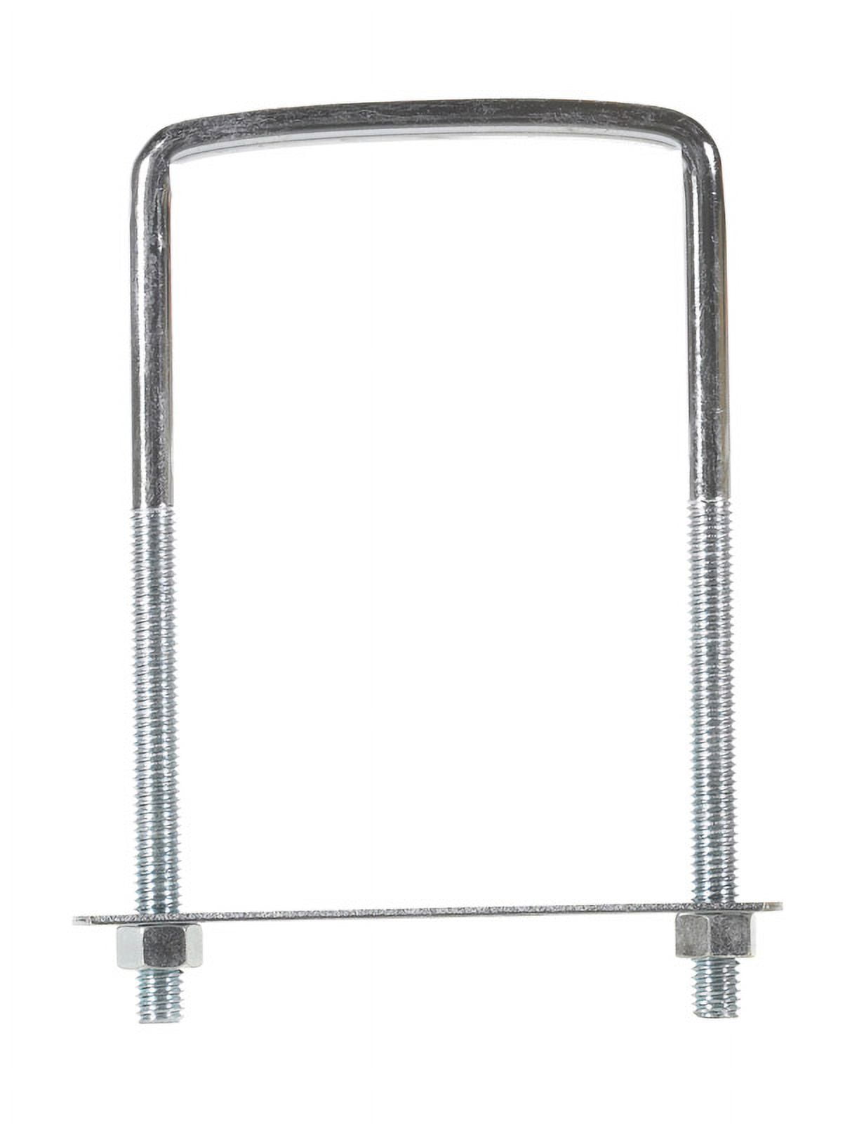 Hampton Lumber Size Square Bend U-Bolt 3-11/16" Tread 3-5/8" Bulk Stl ...