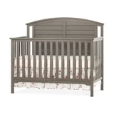 Hampton 4-in-1 Convertible Baby Crib, Curve Top in Dapper Gray by ...