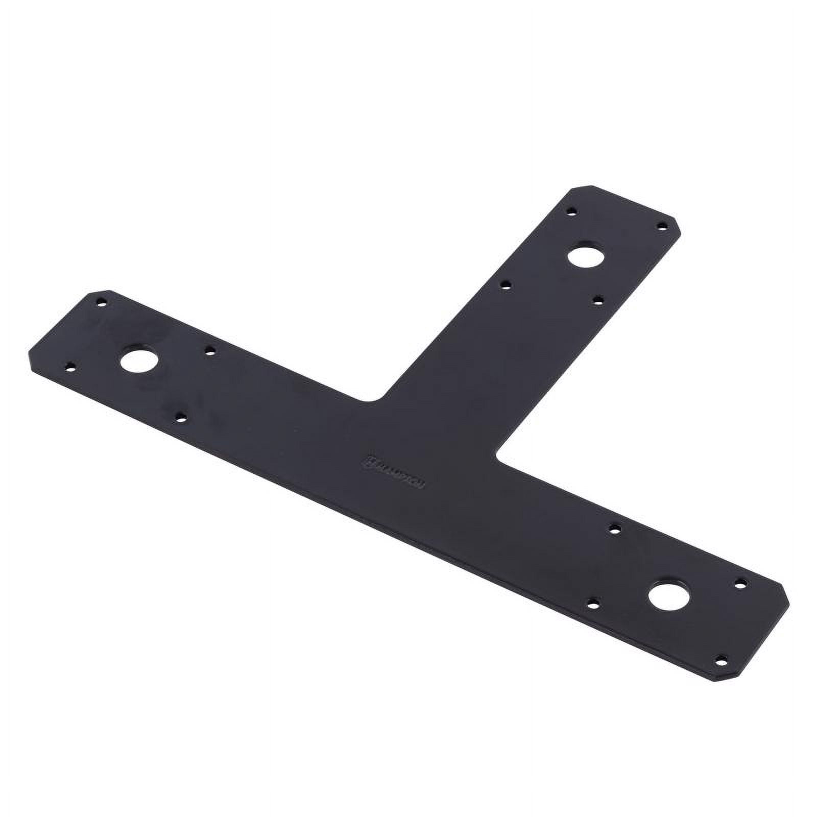 Hampton 5038533 0.125 x 8 x 12 in. Steel T-Plate, Black - Walmart.com