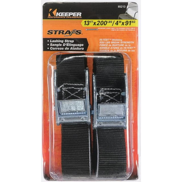 Hampton 85213 Fully Adjustable Lashing Strap, 200 lb 13 ft L x 1 in W ...