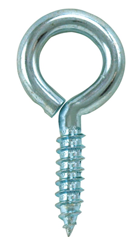 Hampton 9/32 in. D X 2-13/16 in. L Zinc-Plated Steel Screw Eye 120 lb ...