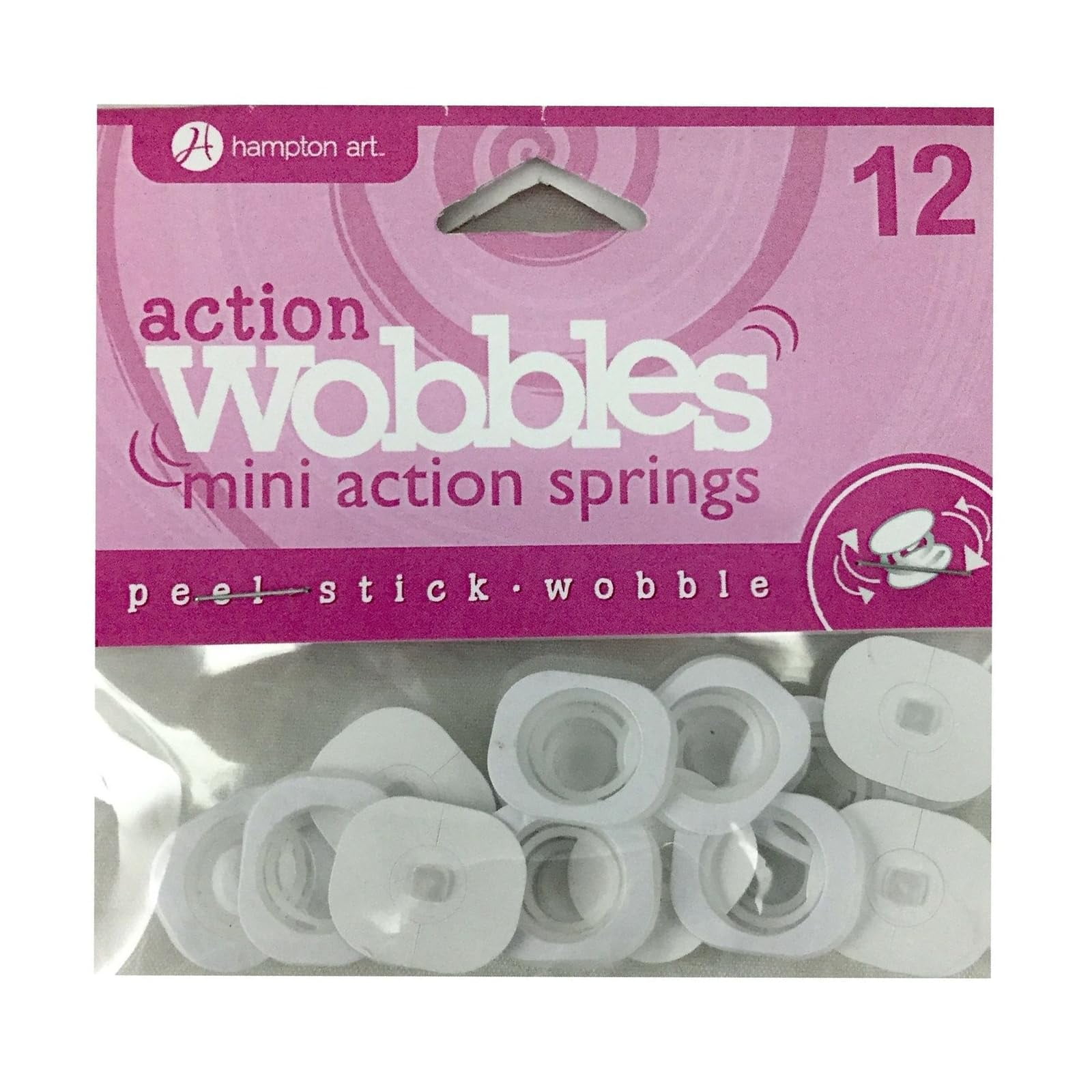 Hampton Art Action Wobbles Mini 12 Pieces, Action Wobbler, Wobble Kit ...