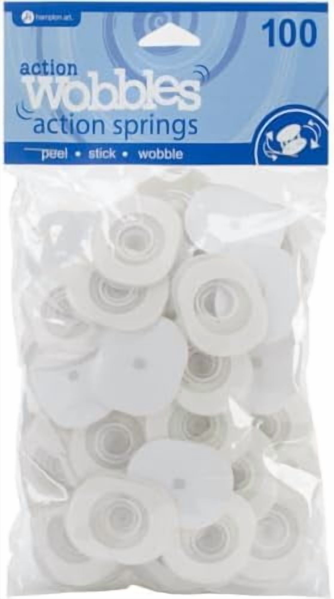 Hampton Art Action Wobbles Standard 100 pieces, Action Wobbler, Wobble ...
