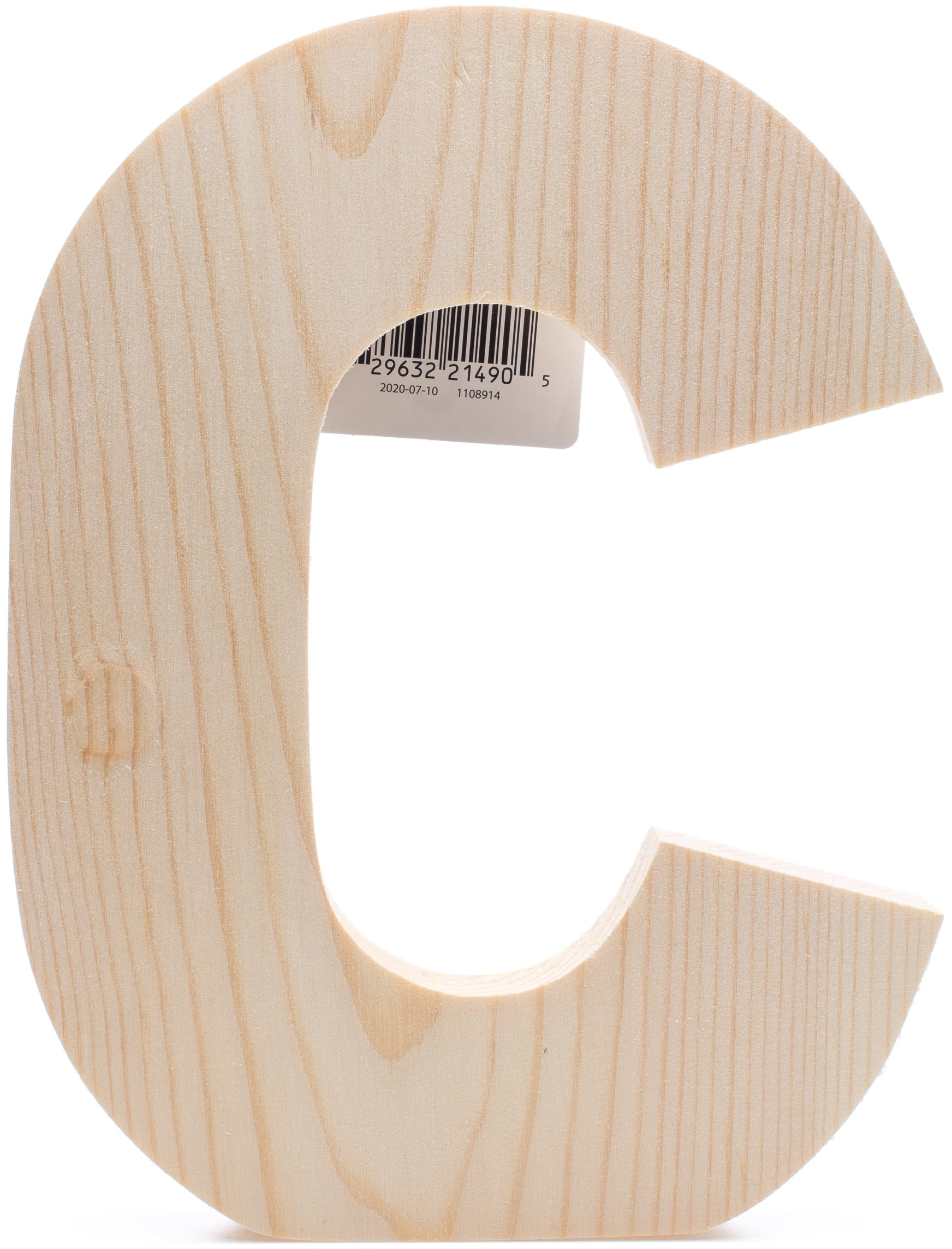 Hampton Art Chunky Wood Letter 8"-C - Walmart.com