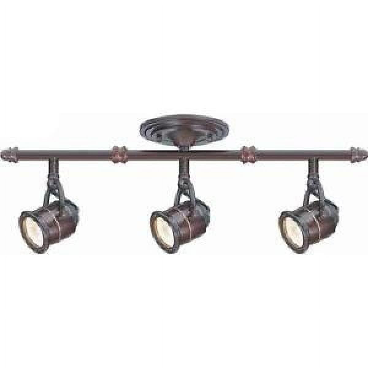 Hampton Bay 3-Light Antique Bronze Ceiling Bar with Multidirectional ...