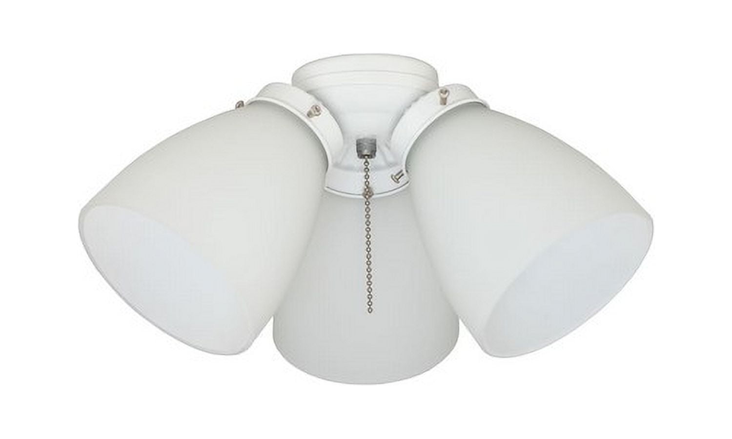 Hampton Bay 3-Light White Ceiling Fan Shades LED Light Kit - Walmart.com