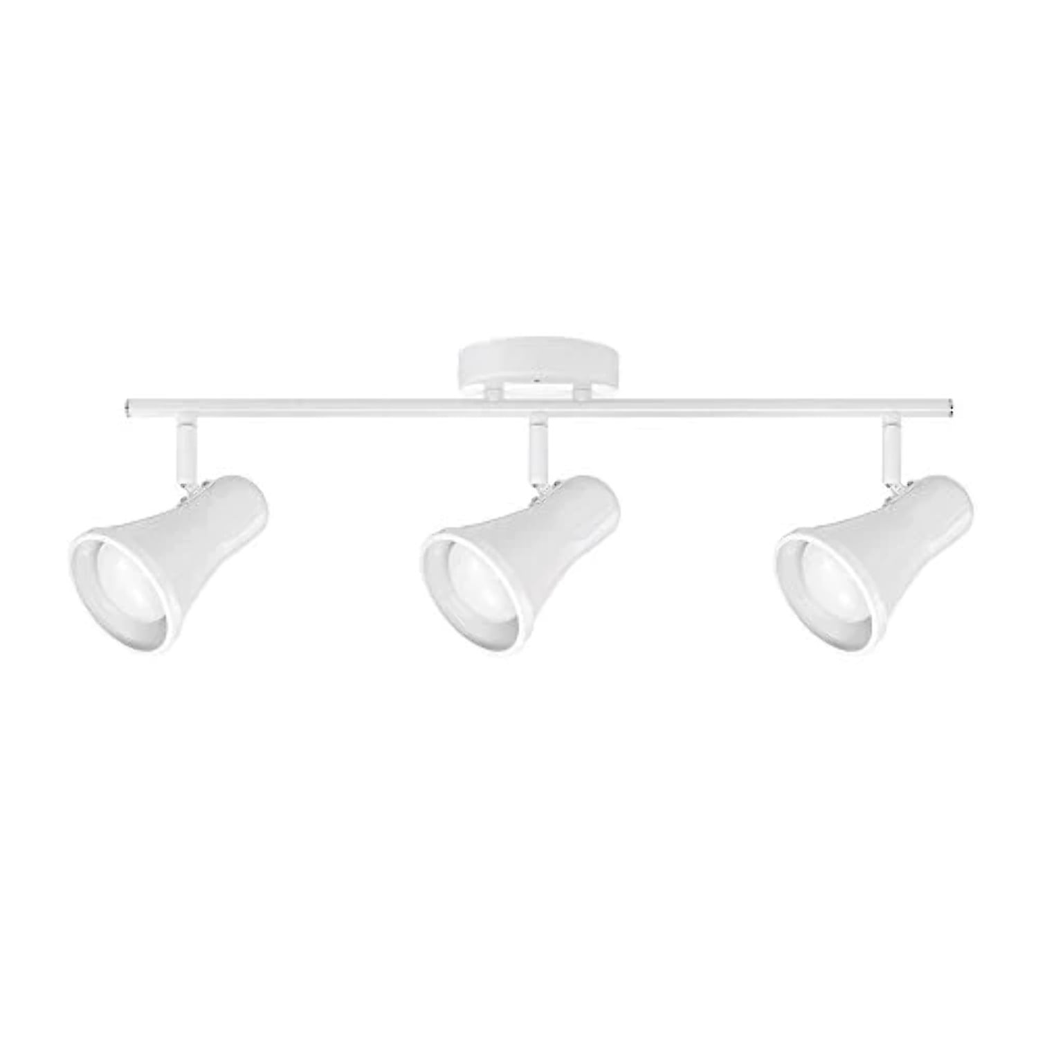 Hampton Bay 3-Light Glossy White LED Track Lighting Kit, 1.83 Ft ...
