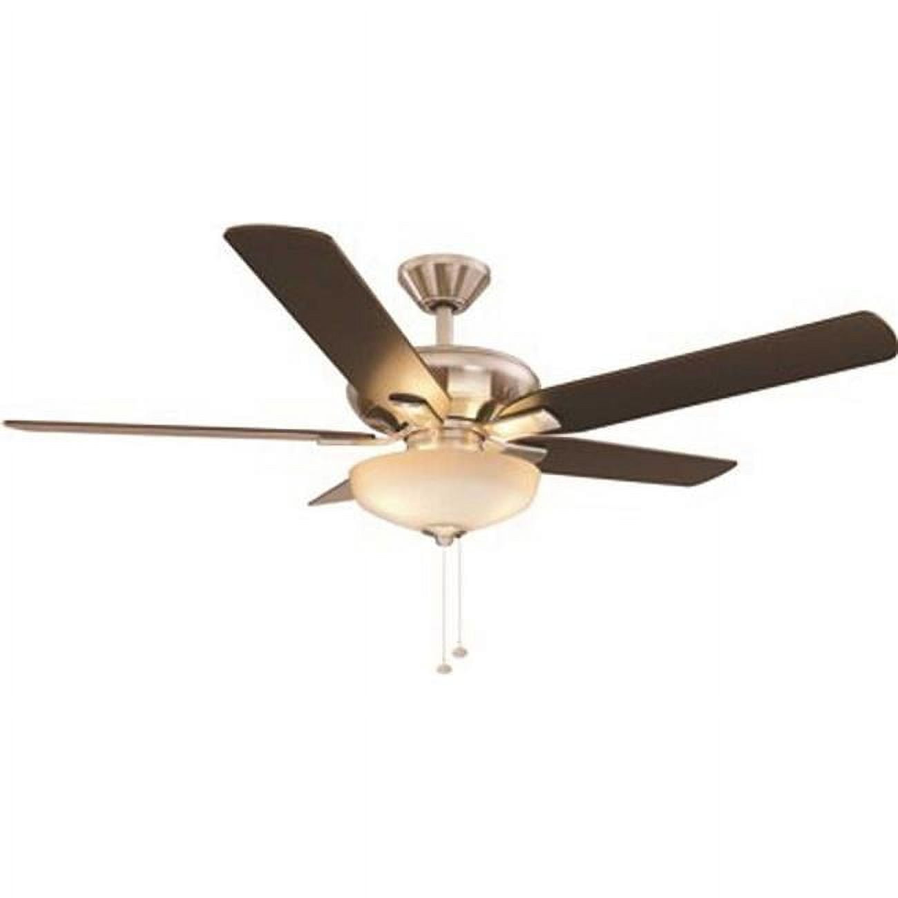 Hampton Bay 37269 52 in. Holly Springs LED Indoor Ceiling Fan with ...