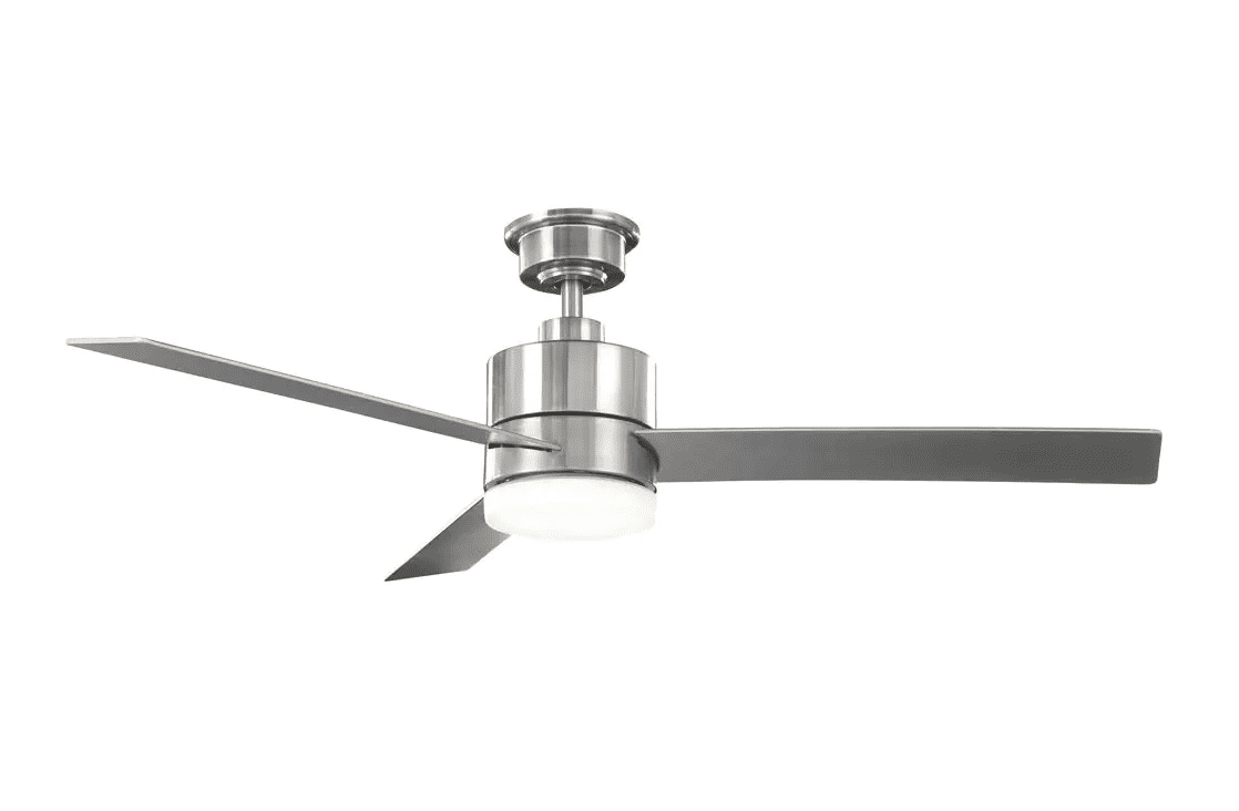 Hampton Bay 52 Brushed Nickel Ceiling Fan | Shelly Lighting