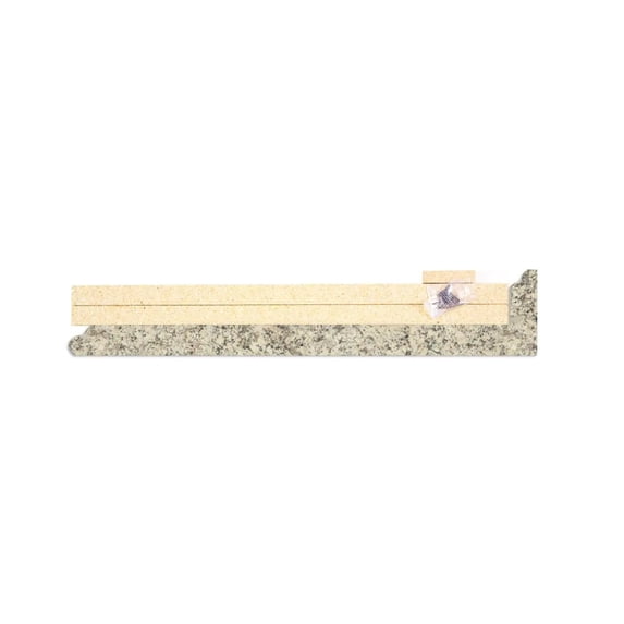 Hampton Bay Laminate End Cap Kit in Typhoon Ice with Full Wrap Ogee ...