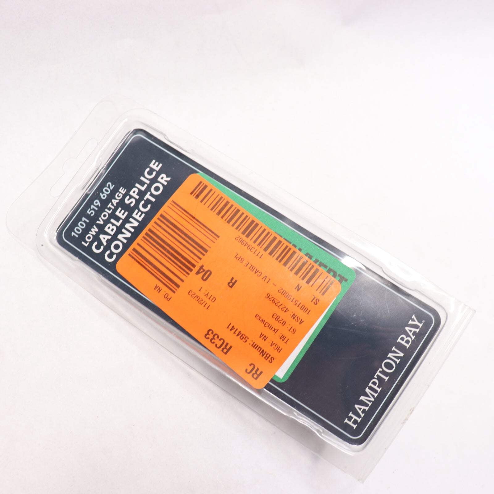 Hampton Bay Low Voltage Cable Splice Connector Weather Resistant Black ...