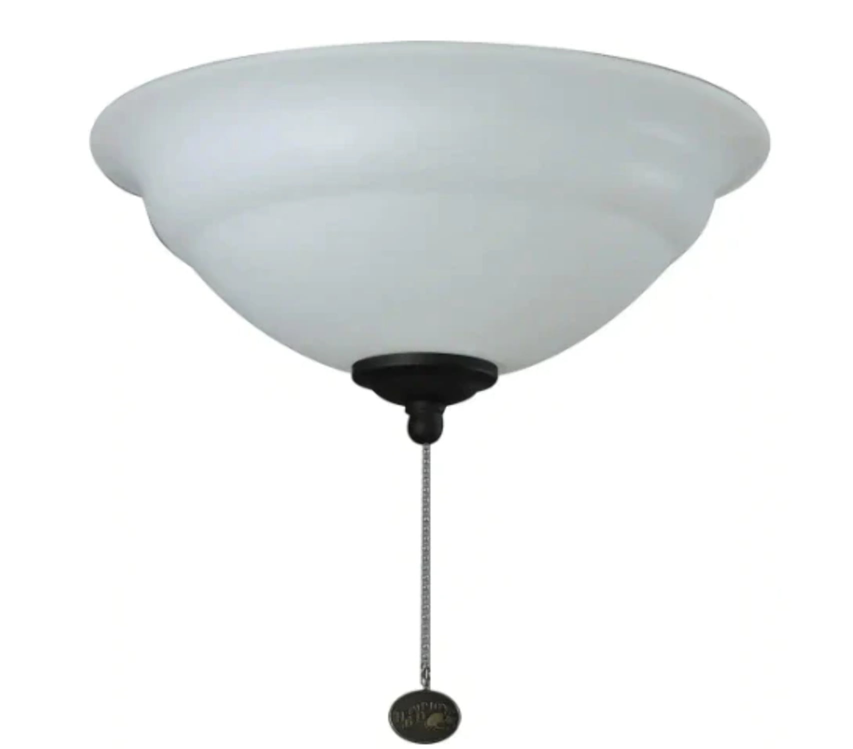 Hampton Bay 2-Light LED Indoor Ceiling Fan Kit, White, Compatible with ...