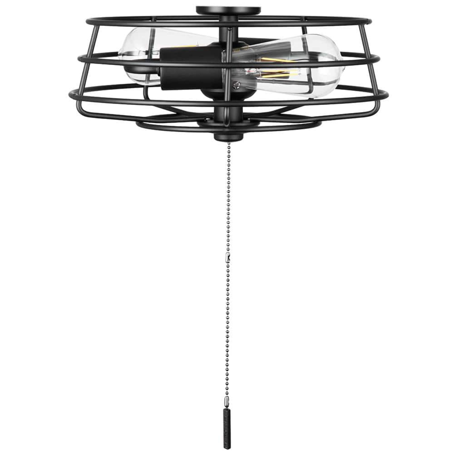 Hampton Bay Universal Matte Black Ceiling Fan LED Light Kit - Walmart.com