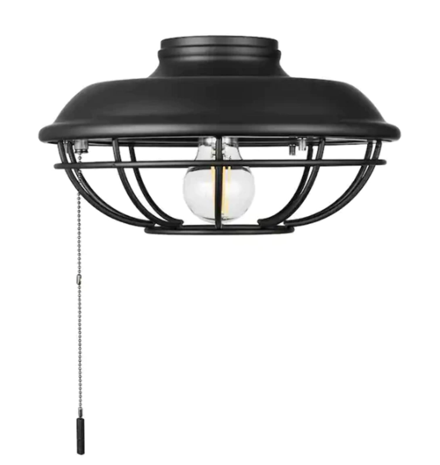 Hampton Bay Universal Matte Black Ceiling Fan LED Light - Walmart.com