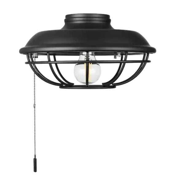 Hampton Bay Universal Matte Black Ceiling Fan LED Light - Walmart.com
