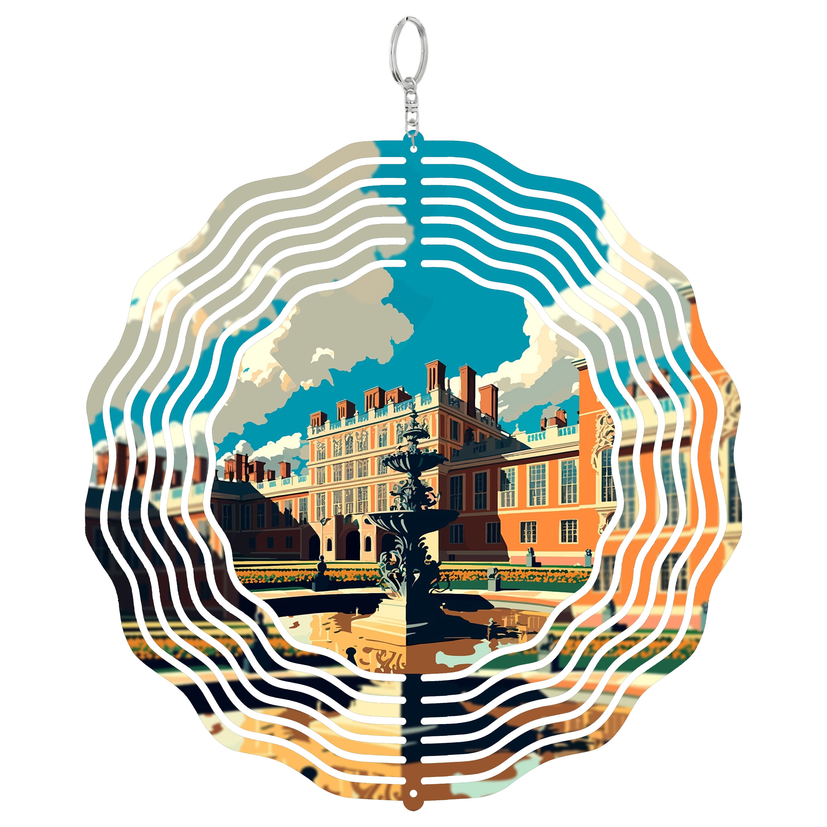 Hampton Court Palace 3D Wind Spinner UK Royal Historic Decor - Walmart.com