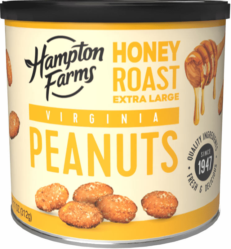 Hampton Farms Honey Roasted Peanuts 11 oz - Walmart.com