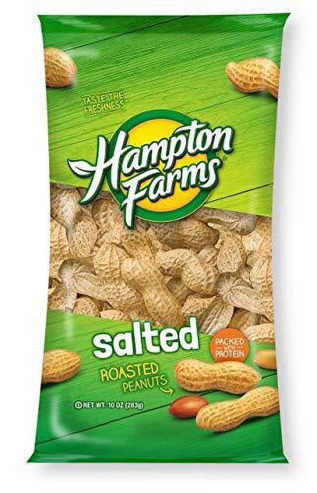 Hampton Farms, Peanuts Fancy Salted In Shell, 10 Ounce [3-Bags ...
