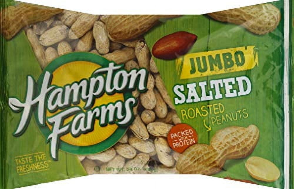 Hampton Farms Roasted Salted Peanuts, 20 oz - Walmart.com