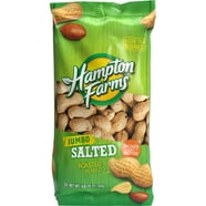Hampton Farms Bulk Whole Salted Roasted Peanuts - 5 lb. Bag, USA Grown ...