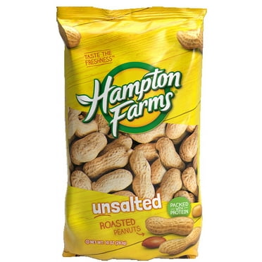 Hampton Farms Freshly Roasted Unsalted In-Shell Peanuts, Heart Healthy ...