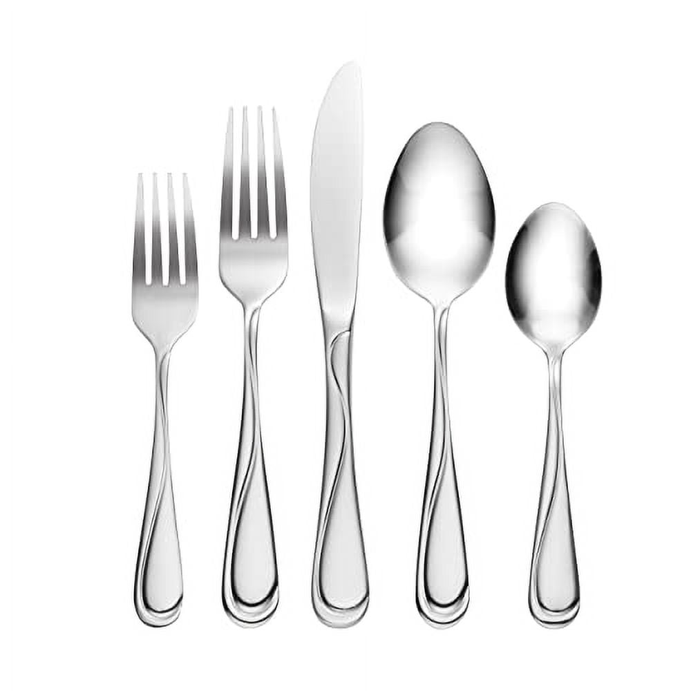 Hampton Forge Swirl 58-Piece Flatware Set, - Walmart.com