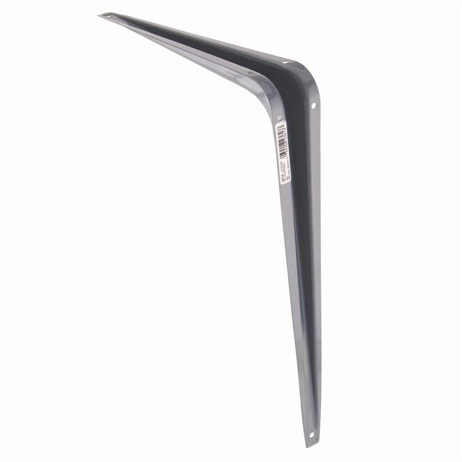 Hampton Gray Steel Shelf Support 18 Ga. 10 in. L 100 lb - Walmart.com
