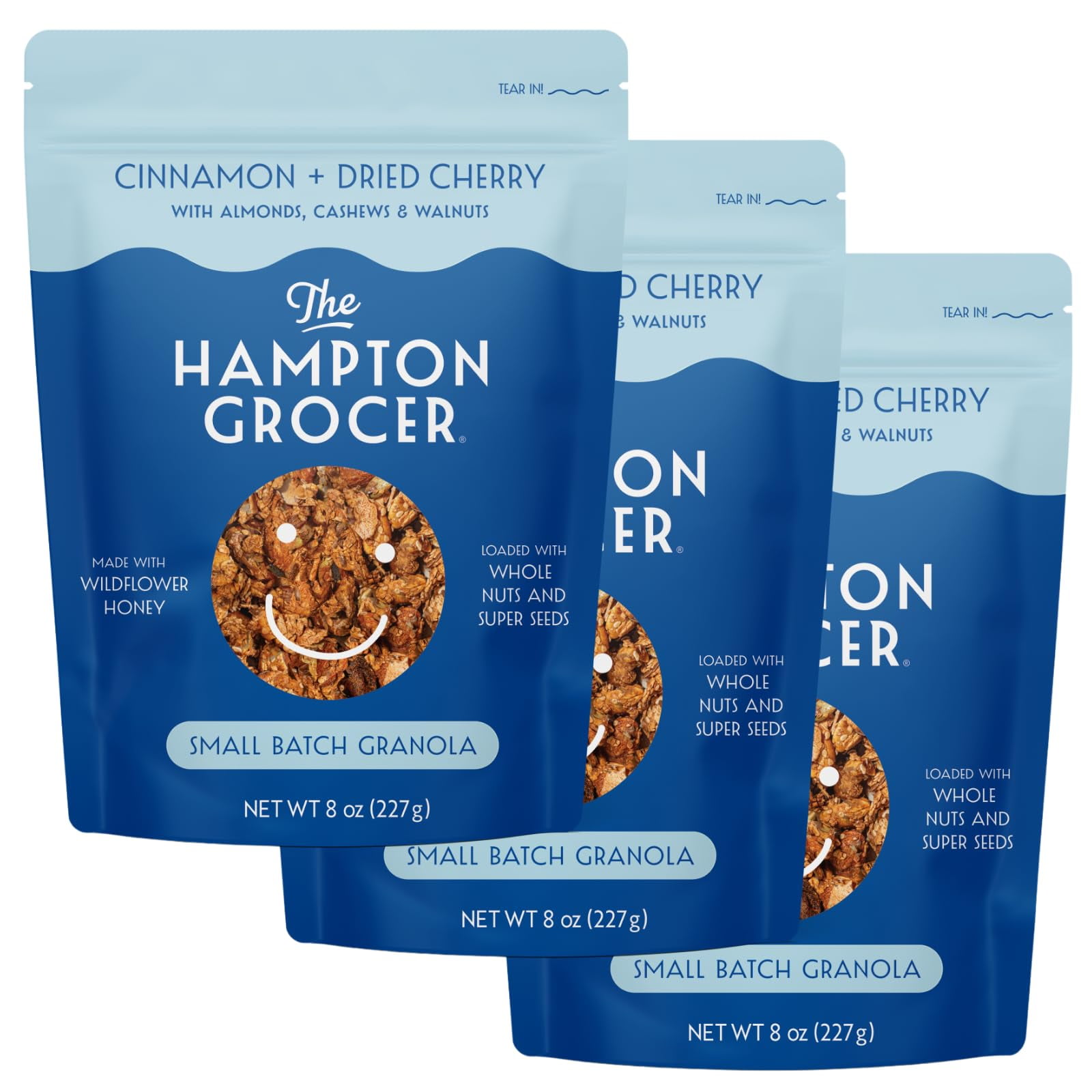 The Hampton Grocer Dried IEF31 Cherry & Cinnamon Granola, 3 pack ...