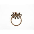 Hampton Nautical Rustic Copper Cast Iron Octopus Towel Holder 6" ‚Äì ...