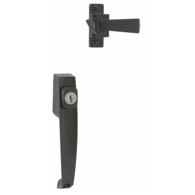 Hampton Products International Black Push Button Key Latch Push Button ...