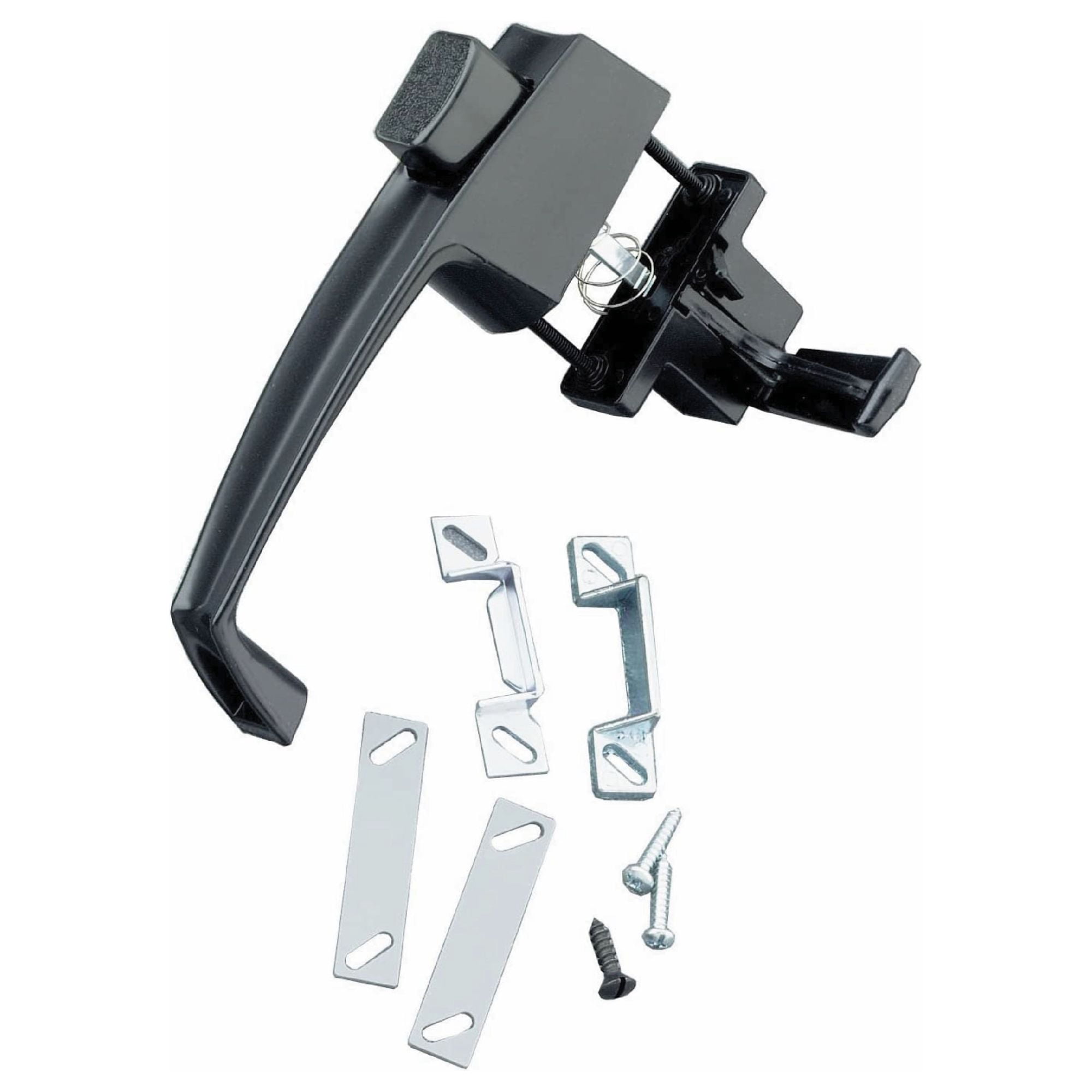 Wright Products V333BL Push Button Latch for Out Swinging Doors, Black ...