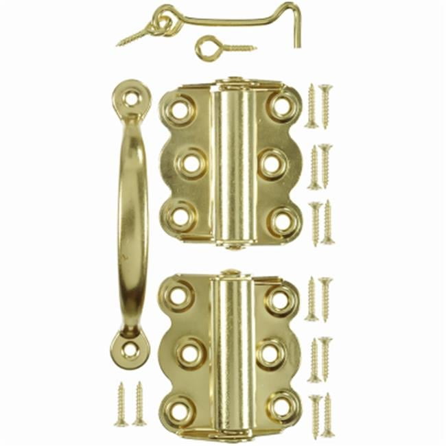 Hampton Products-Wright Screen Storm Door Set Brass Plated - Walmart.com