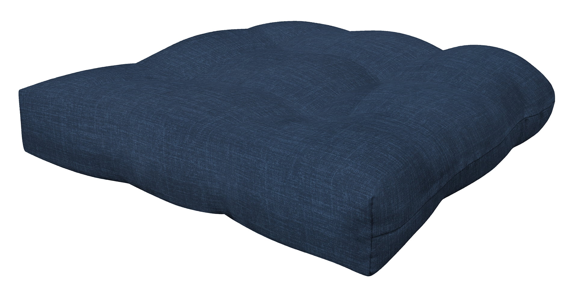 Hampton Texture Navy Essentials Tufted Seat Cushion (2-Pack) - Walmart.com